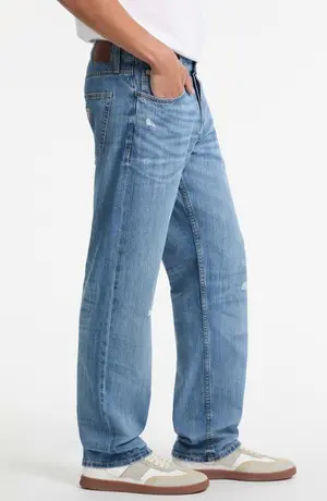 Guess G16 Relaxed Straight Leg Jeans - Light Blue