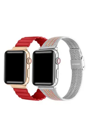 POSH TECH 2-pack Of Apple Watch Bands - Red Assorted