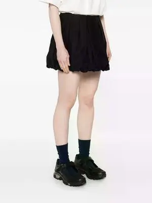 Pinko Poplin Mini Skirt - Black