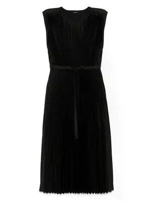 JOSEPH Volta Midi Dress - Black