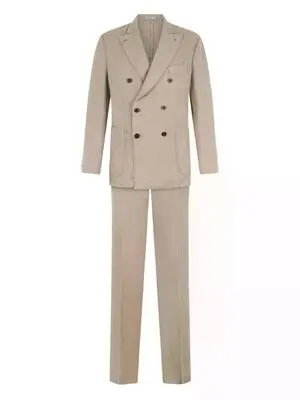 Boglioli Double-breasted Linen Suit