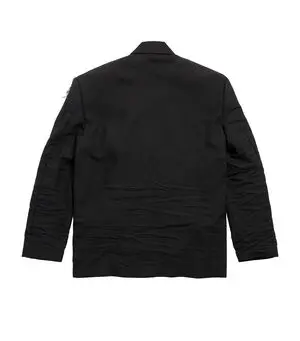 Balenciaga Wool Tailored Brooches Jacket