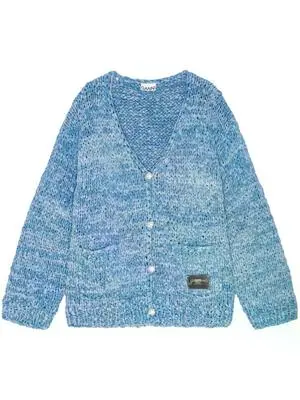 GANNI Speckle-knit Cardigan