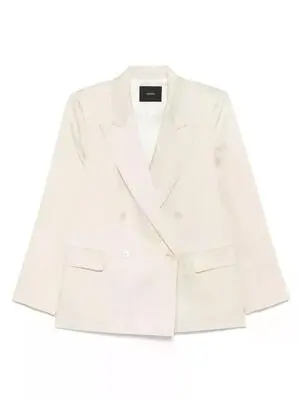 JOSEPH Jaden Double-breasted Blazer - Neutrals