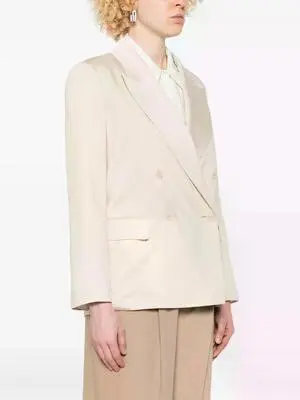 JOSEPH Jaden Double-breasted Blazer - Neutrals