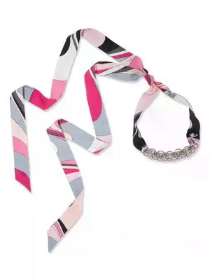 Emilio Pucci Foulard Necklace - Black