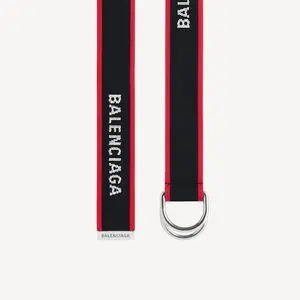 Balenciaga D Ring Belt - Black