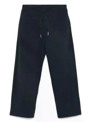 Emporio Armani Waffle-knit Trousers - Blue