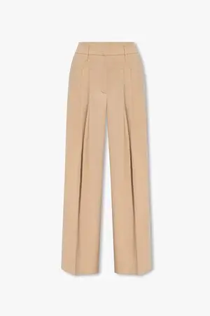 HERSKIND Herskind Pleated Front Trousers - Beige