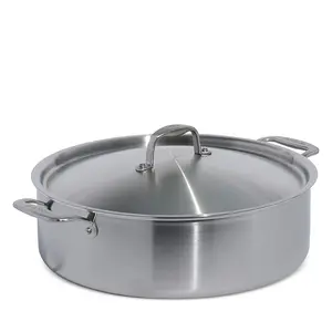MADE IN 5 Ply Clad 10 Qt. Rondeau With Lid - Stainless Steel