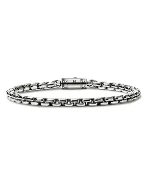 John Hardy Sterling Box Chain Bracelet 4.8mm - Silver
