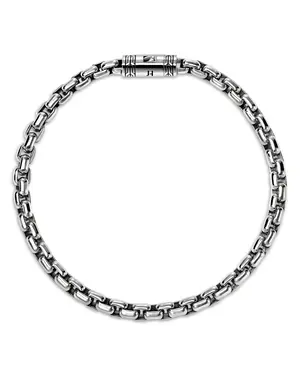 John Hardy Sterling Box Chain Bracelet - Silver