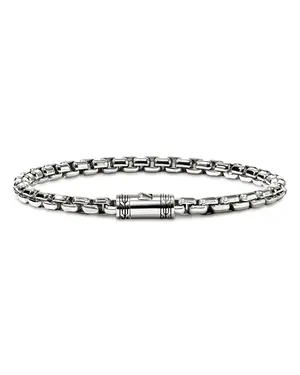 John Hardy Sterling Box Chain Bracelet - Silver