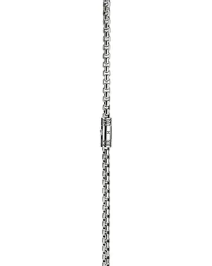 John Hardy Sterling Box Link Chain Necklace - Silver