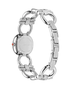FERRAGAMO Double Gancini Watch - Blue/silver