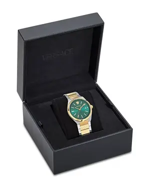 Versace V-auria Bracelet Watch 39mm - Two Tone