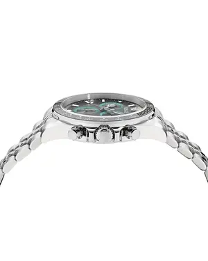 Versace Greca Chrono Wave Chronograph Watch - Gray/silver
