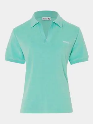 Hunza G Terry Towelling Polo - Mint