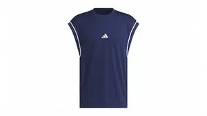 Adidas Allworld Sleeveless Tank Top - Team Navy Blue 2