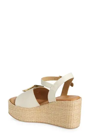CHOCOLAT BLU Jenis Platform Wedge Sandals - Ice Leather