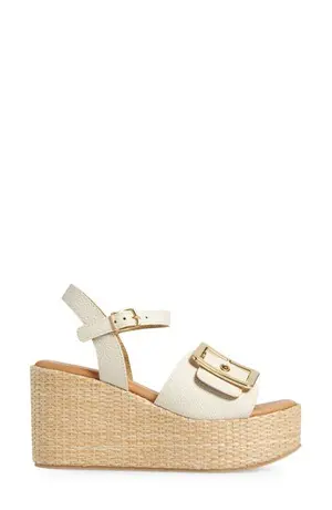 CHOCOLAT BLU Jenis Platform Wedge Sandals - Ice Leather