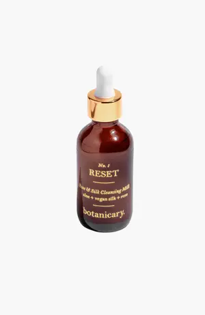 BOTANICARY No. 1 Reset Rose & Silk Cleansing Milk - Amber Brown
