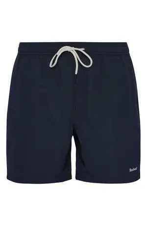 Barbour Staple Logo Swim Trunks - Black