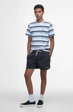 Barbour Staple Logo Swim Trunks - Black