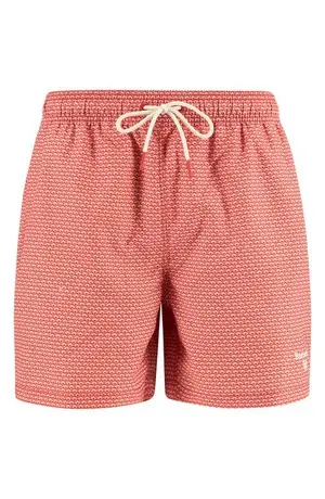 Barbour Shell Swim Trunks - Red