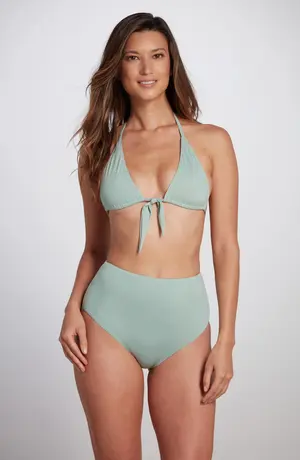 SAUIPE Sauipe Maya Triangle Bikini Top Sage Green