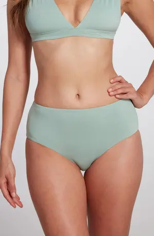 SAUIPE Serena Hipster Bikini Bottom - Sage Green