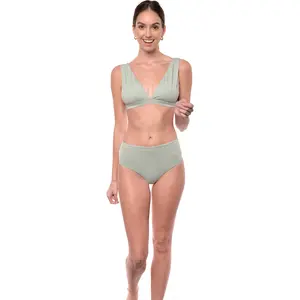 SAUIPE Natalie Bikini Top Sage Green
