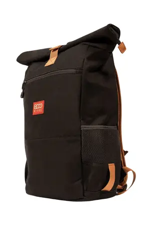 8000KICKS Everyday Backpack - Black / Light Brown