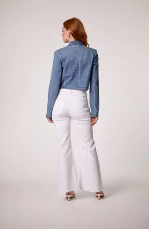 BLUE REVIVAL Olivia Cropped Blazer