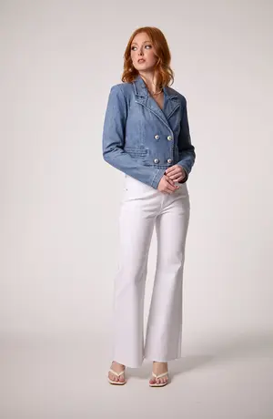 BLUE REVIVAL Olivia Cropped Blazer