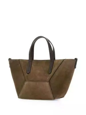 Brunello Cucinelli Suede Handbag - Brown