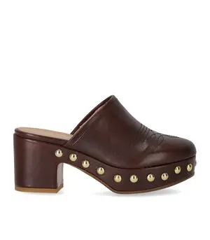 Duccio Del Duca Duccio Del Duca Heeled Clogs - Brown
