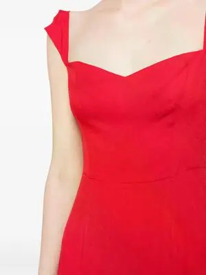 REFORMATION Bryson Midi Dress - Red