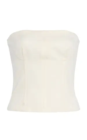 TWP Jillian Strapless Bustier Top