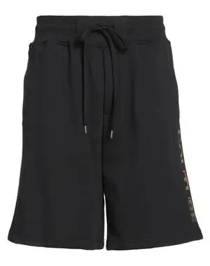Versace Cotton Bermuda Shorts - Black