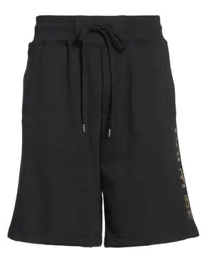 Versace Cotton Bermuda Shorts - Black