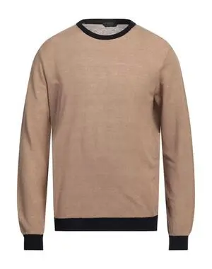 ZANONE Knit Sweater - Camel