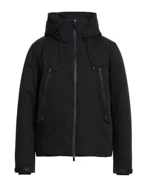 TOMBOLINI Casual Jacket With Hood - Black