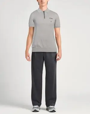 TOMBOLINI Polo Shirt Size Silk, Cotton