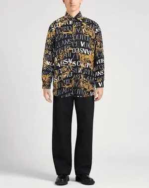 Versace Shirt Size Viscose - Black