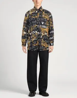 Versace Shirt Size Viscose - Black