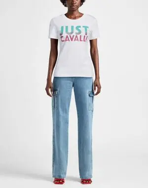 Just Cavalli Logo-print Jersey T-shirt