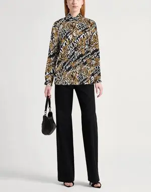 Versace Printed Twill Shirt - Black