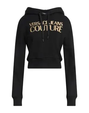 Versace Sweatshirt In Cotton And Elastane - Black