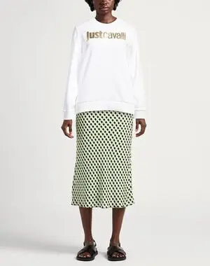 Just Cavalli Cotton-blend Sweatshirt - White
